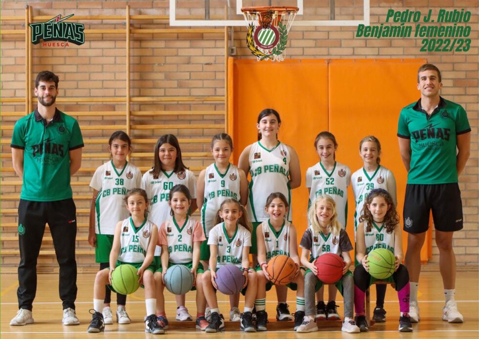 Peñas benjamin Pedro J Rubio femenino - Club Baloncesto Peñas Huesca